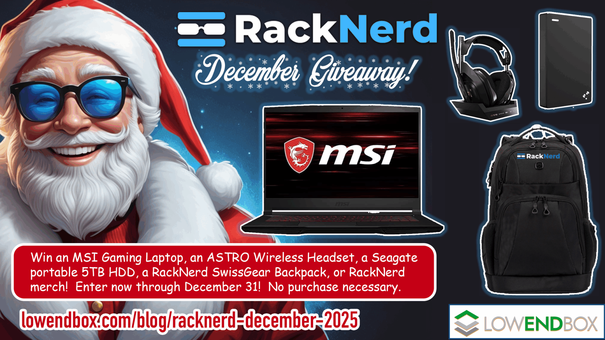 Here's Some Help to Win an Amazing Gift from RackNerd (A Gaming Laptop ...